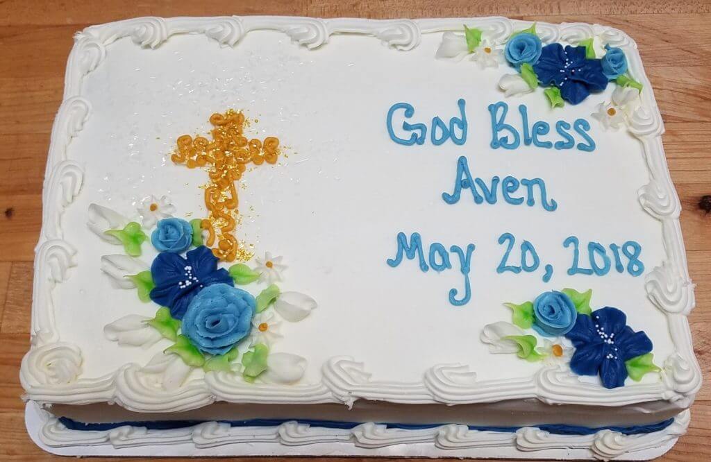 God Bless Cake Cross | Wedding Cakes Minneapolis Bakery Farmington Bakery