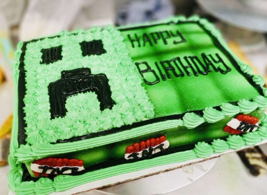 Creeper Cake | Wedding Cakes Minneapolis Bakery Farmington Bakery
